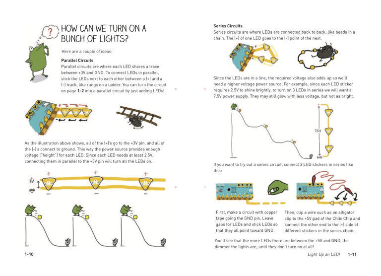 Parallel and Series Circuits | Chibitronics