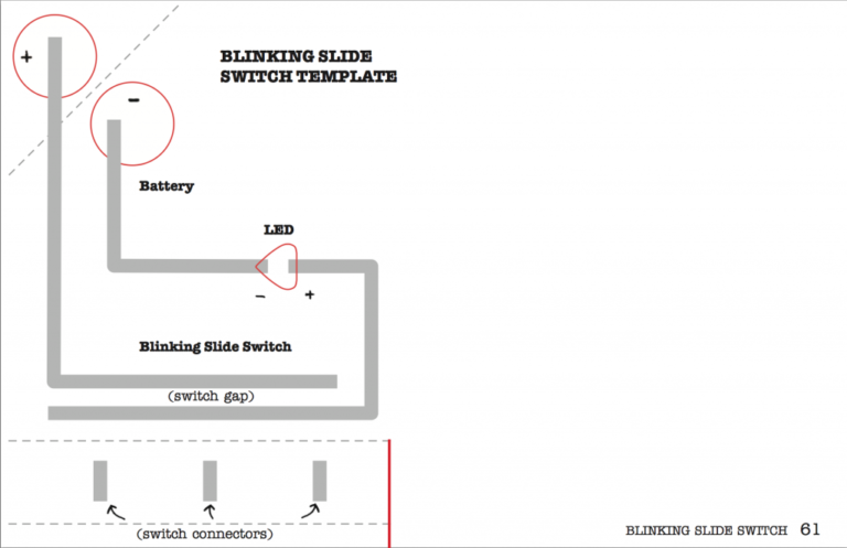 Blinking Slide Switch Tutorial | Chibitronics