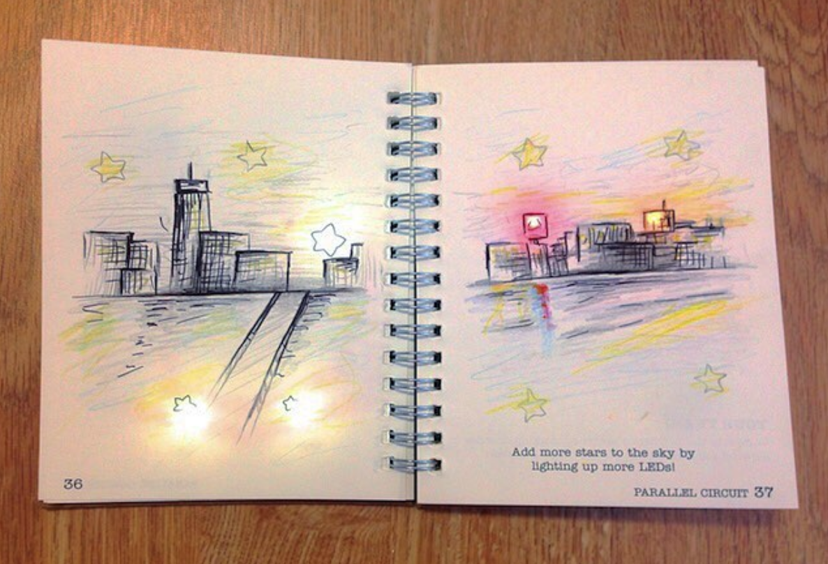 Chibitronics Monthly Circuit Sketchbook Art Contest