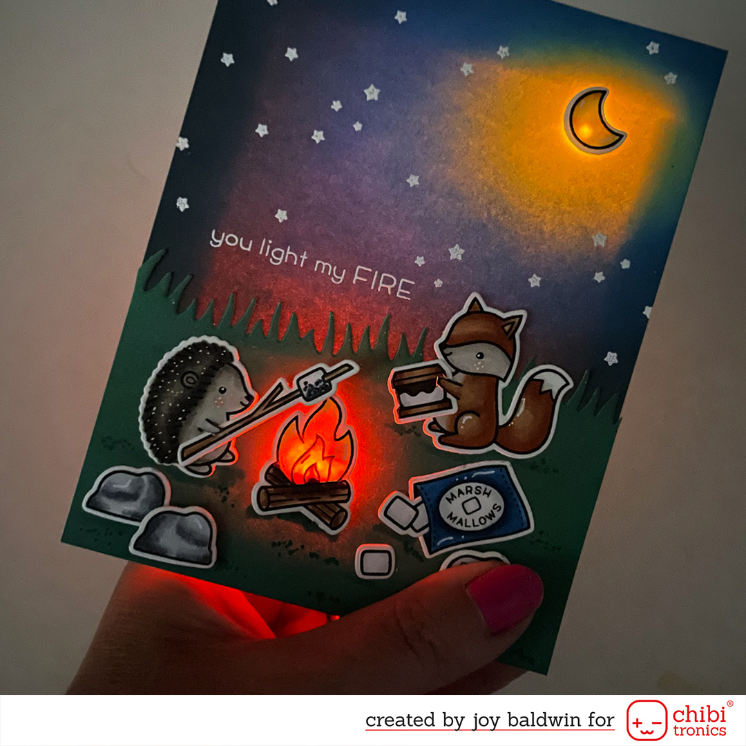 Create A Simple Circuit Campfire Scene|Tutorial|Chibitronics | Chibitronics