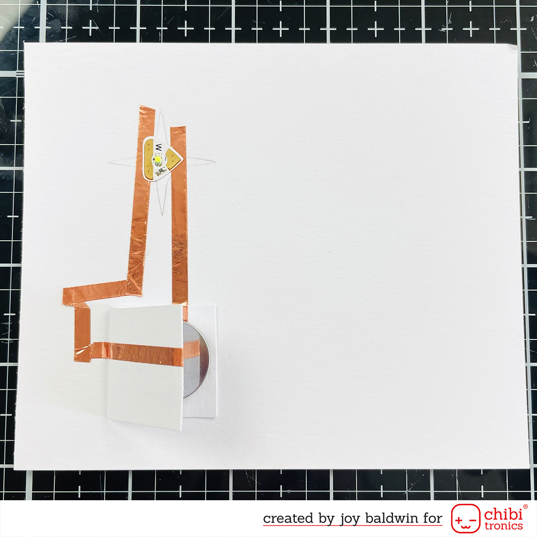 Create A Simple Circuit Christmas Light Up Card | Chibitronics