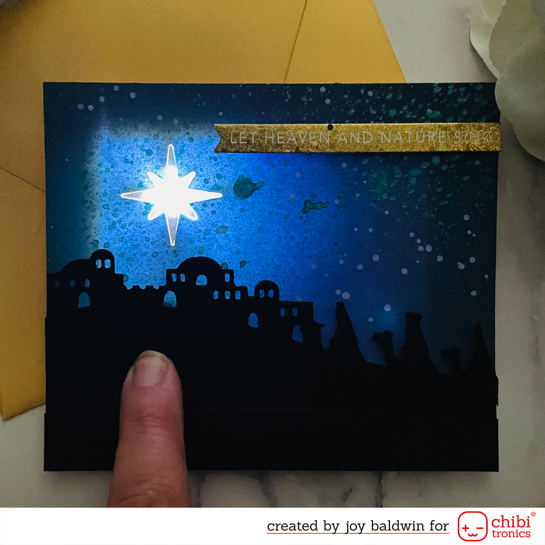 Create A Simple Circuit Christmas Light Up Card | Chibitronics