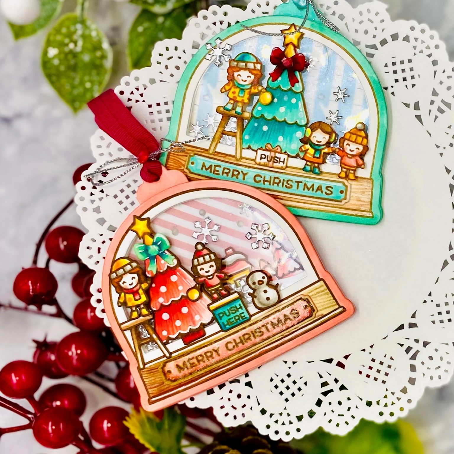 Christmas Shaker Tags | Chibitronics