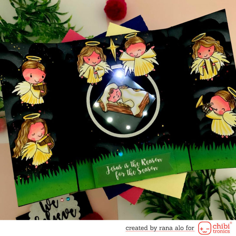 Light up shutter card | Chibitronics