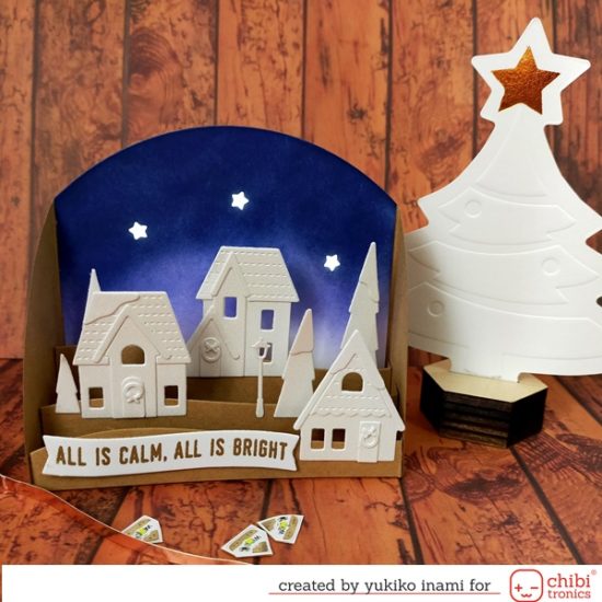 Silent Night — Pop Up Box Card with Chibitronics Lights | Chibitronics