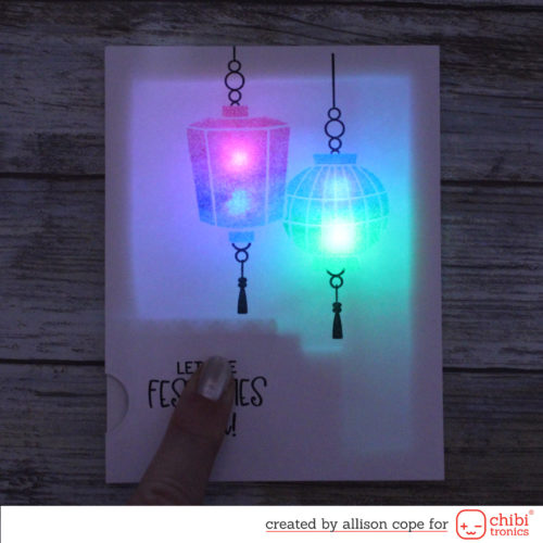Simple Light Up Lanterns Using LED Light Stickers | Chibitronics