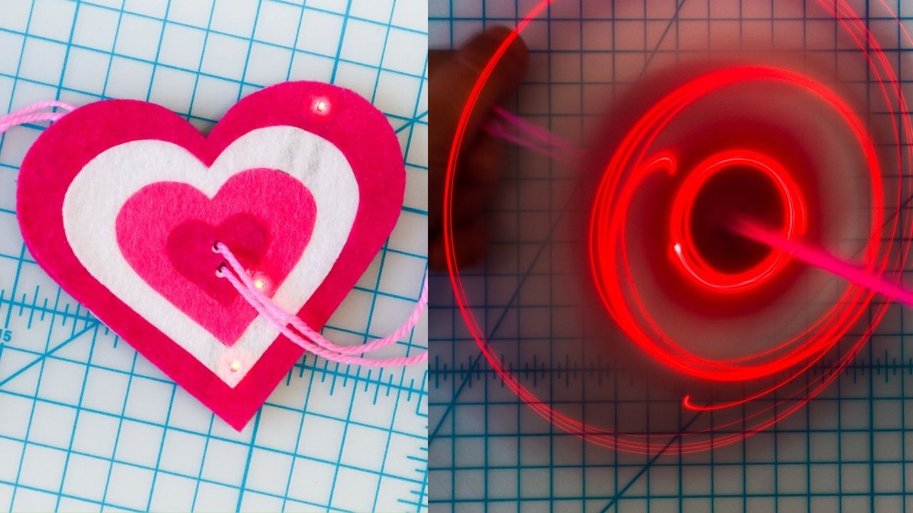 DIY Light Up Spinner Toy
