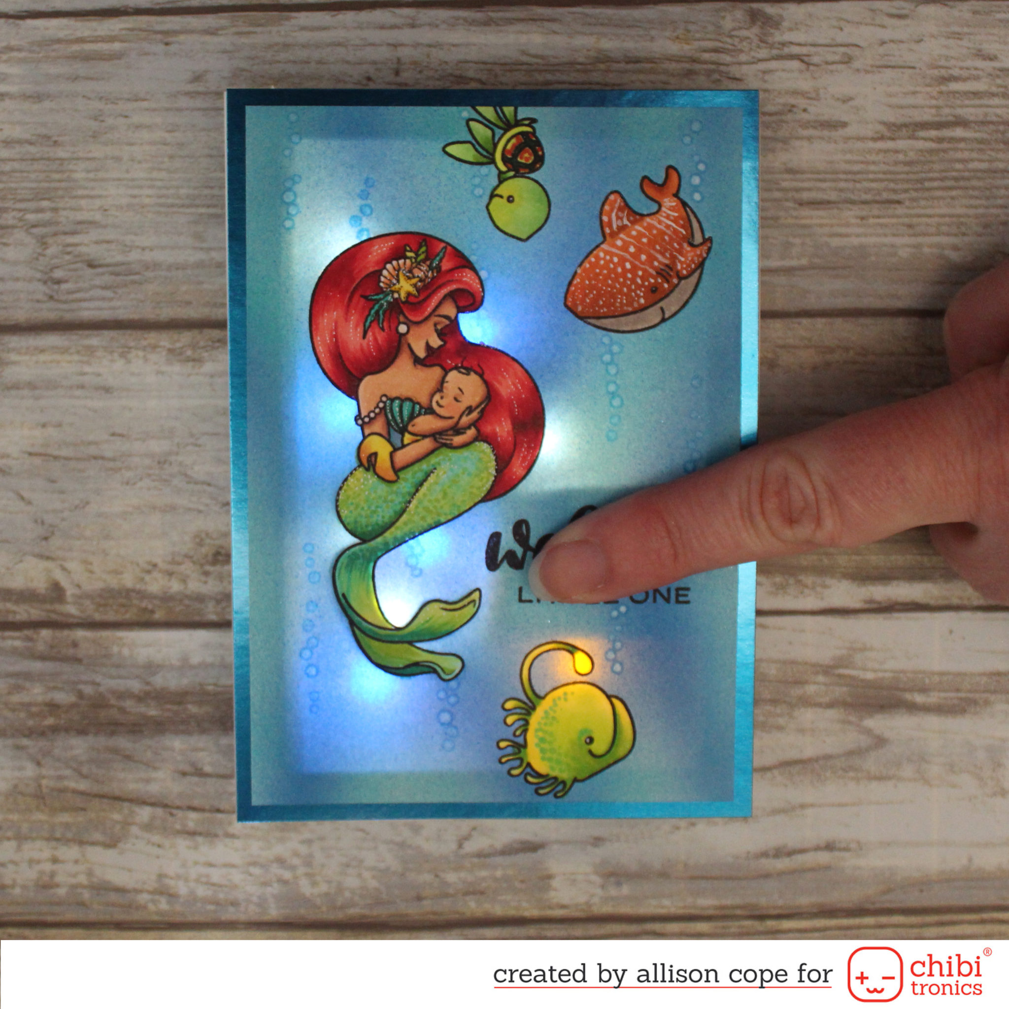 Light Up Ocean Scene | Chibitronics