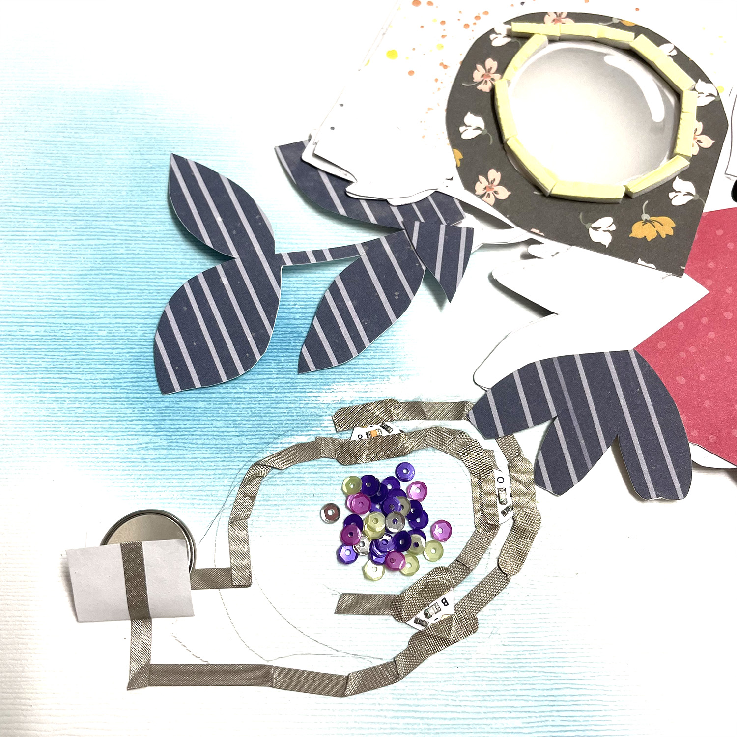 Light Up Scrapbook Layout | Chibitronics