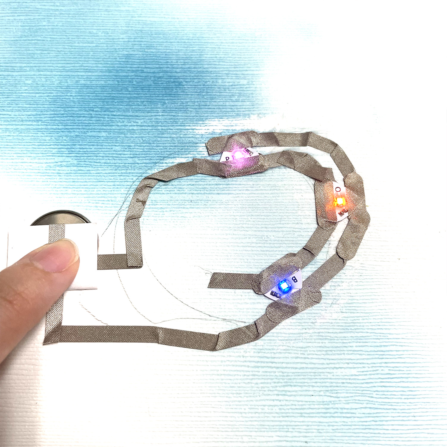 Light Up Scrapbook Layout | Chibitronics