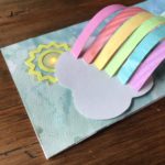 Pop Up Rainbow Card With a Sliding Switch | Chibitronics