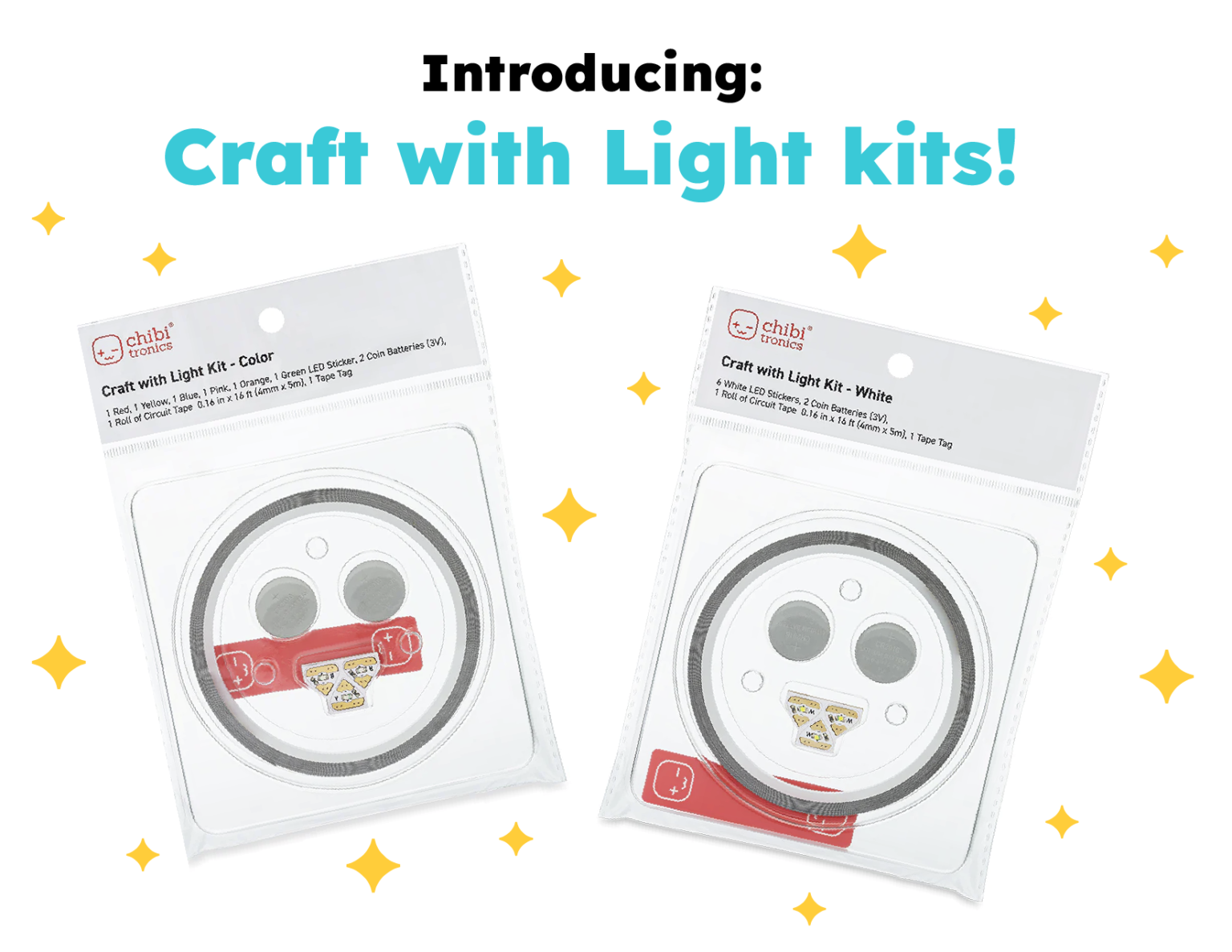 NEW PRODUCT: Craft with Light Kits! | Chibitronics