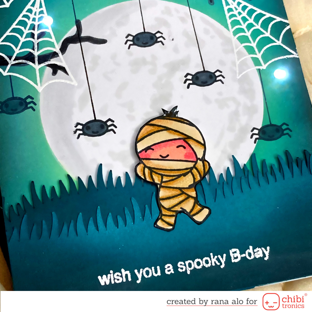 Halloween light up card with Chibitronics and Magengo Designs ...
