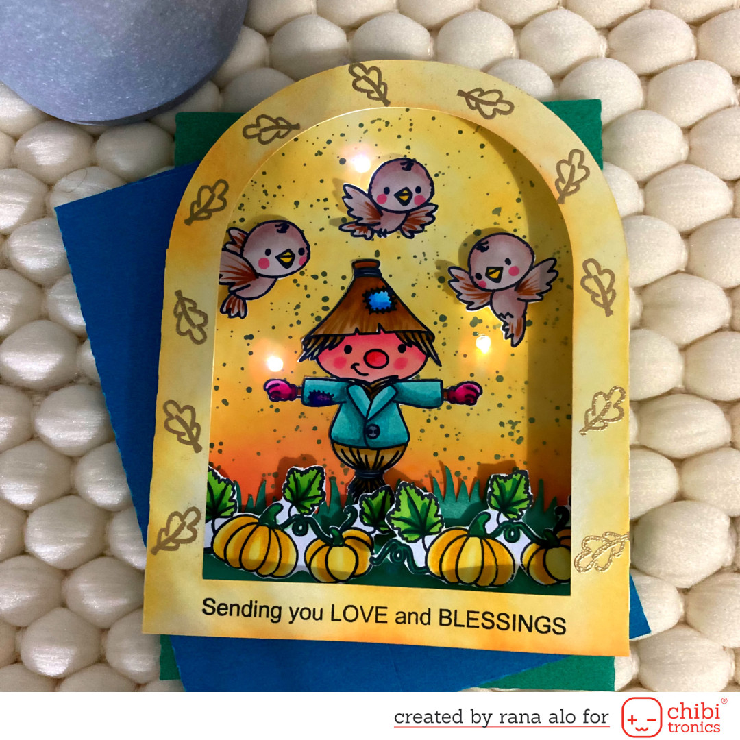 Light up fall cards with Chibitronics and Magengo designs | Chibitronics