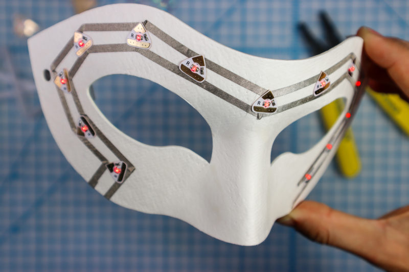 DIY Light-Up Masquerade Mask | Chibitronics