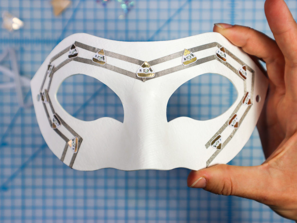 DIY Light-Up Masquerade Mask | Chibitronics