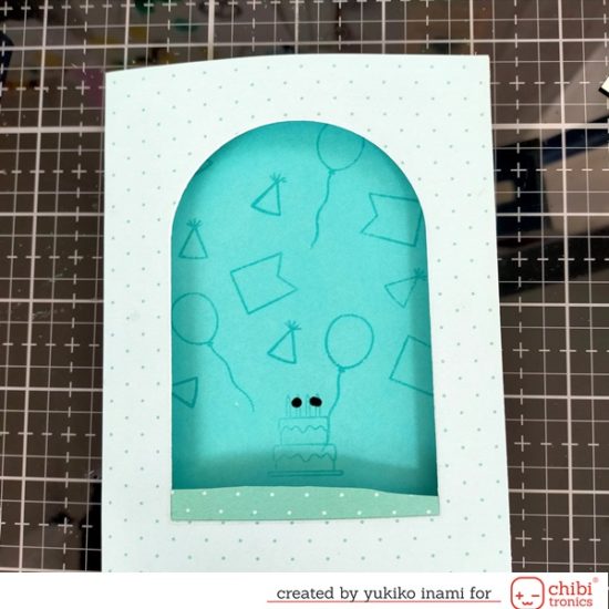 Pop-up frame card with the lights | Chibitronics