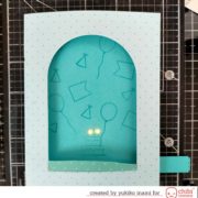 Pop-up frame card with the lights | Chibitronics