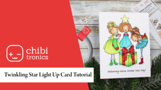 A Twinkling Christmas Star using Chibitronics Effect Stickers | Chibitronics