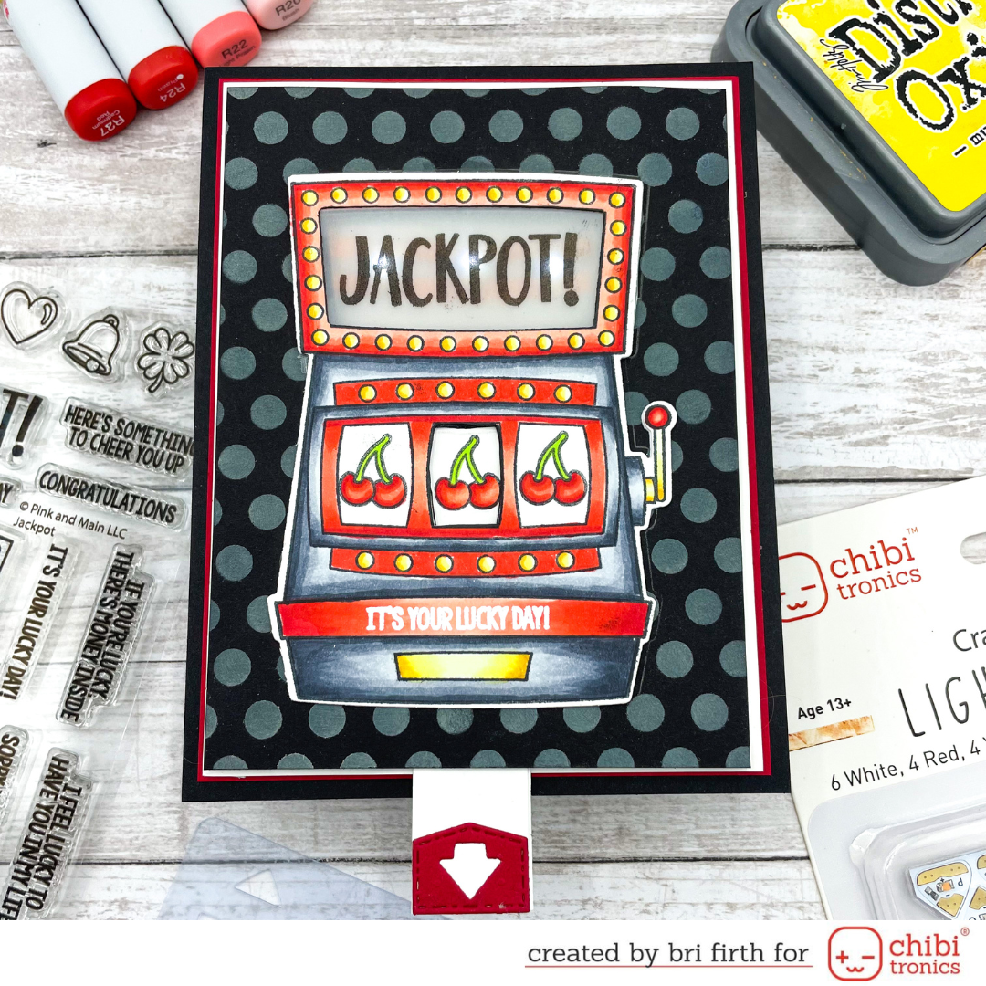 Lucky Pull Tab Light Up Card | Chibitronics
