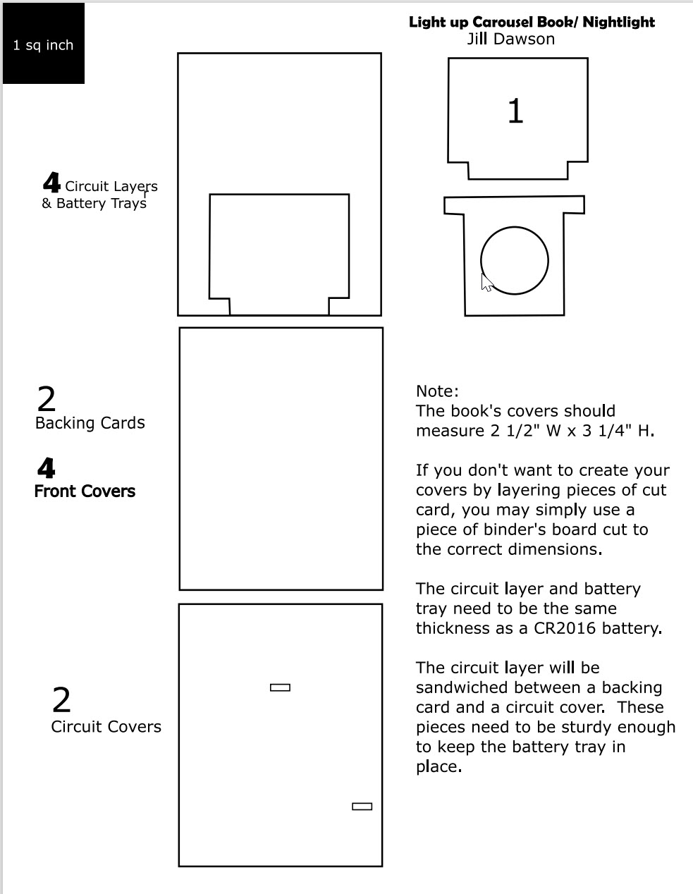 Carousel Book Light | Chibitronics