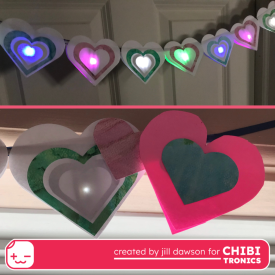 How to Add a Reed Switch (Magnet On) to Glowing Garland | Chibitronics