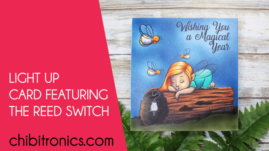 Light Up Fireflies using the Chibitronics Reed Switch | Chibitronics