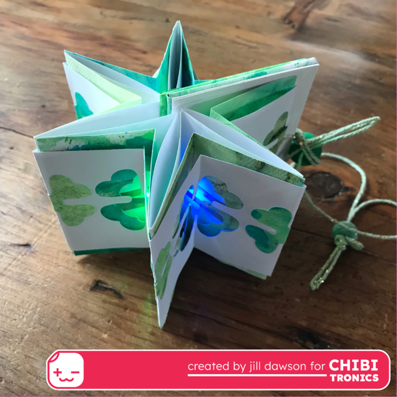 Brighten the Night with a Bookish Light using Chibitronics LED Stickers ...