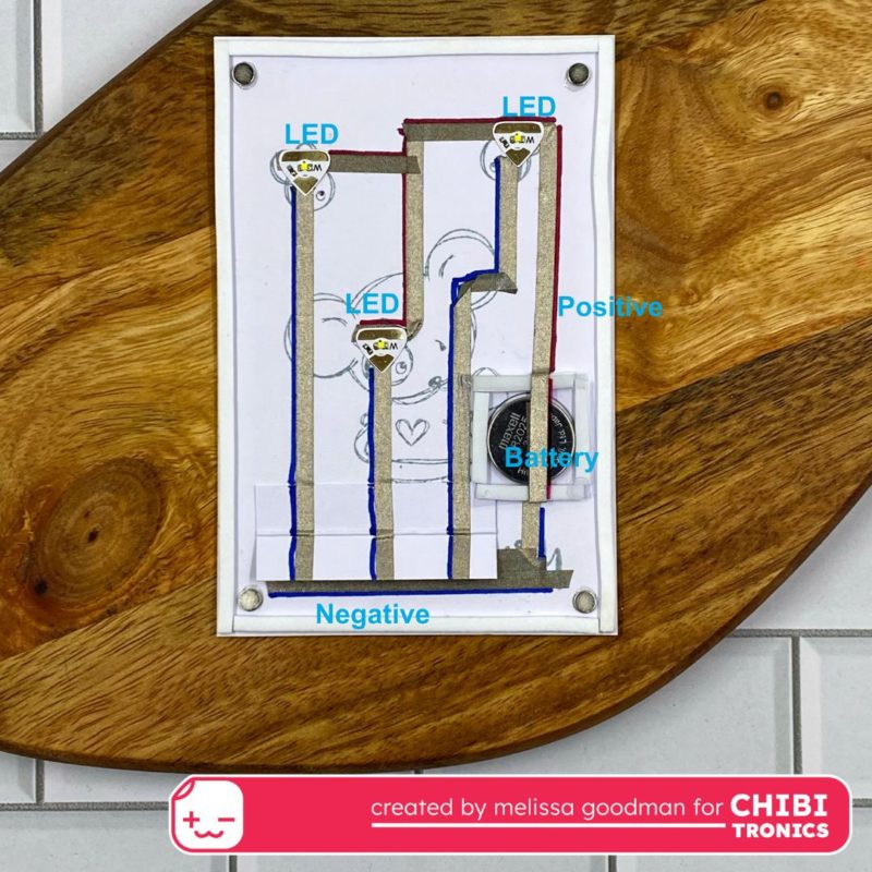 Light up Bees using Chibitronics LED Stickers with a ‘slide’ feature | Chibitronics
