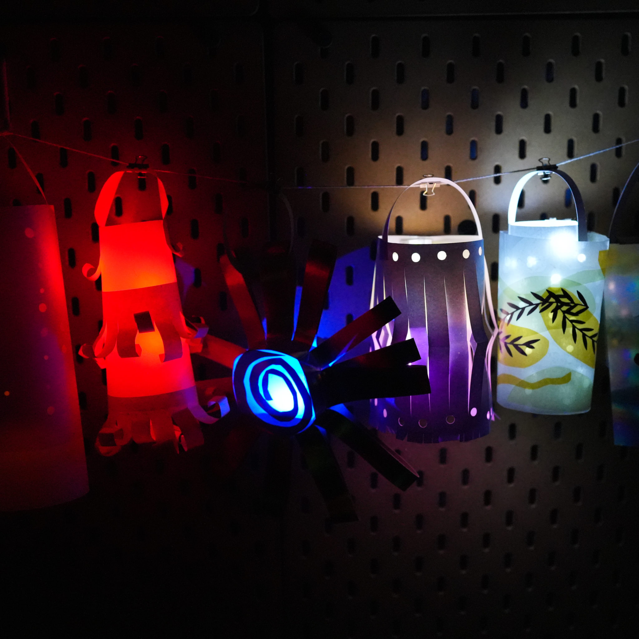 How to Make Glowing Paper Circuit Lanterns with Chibitronics LED ...