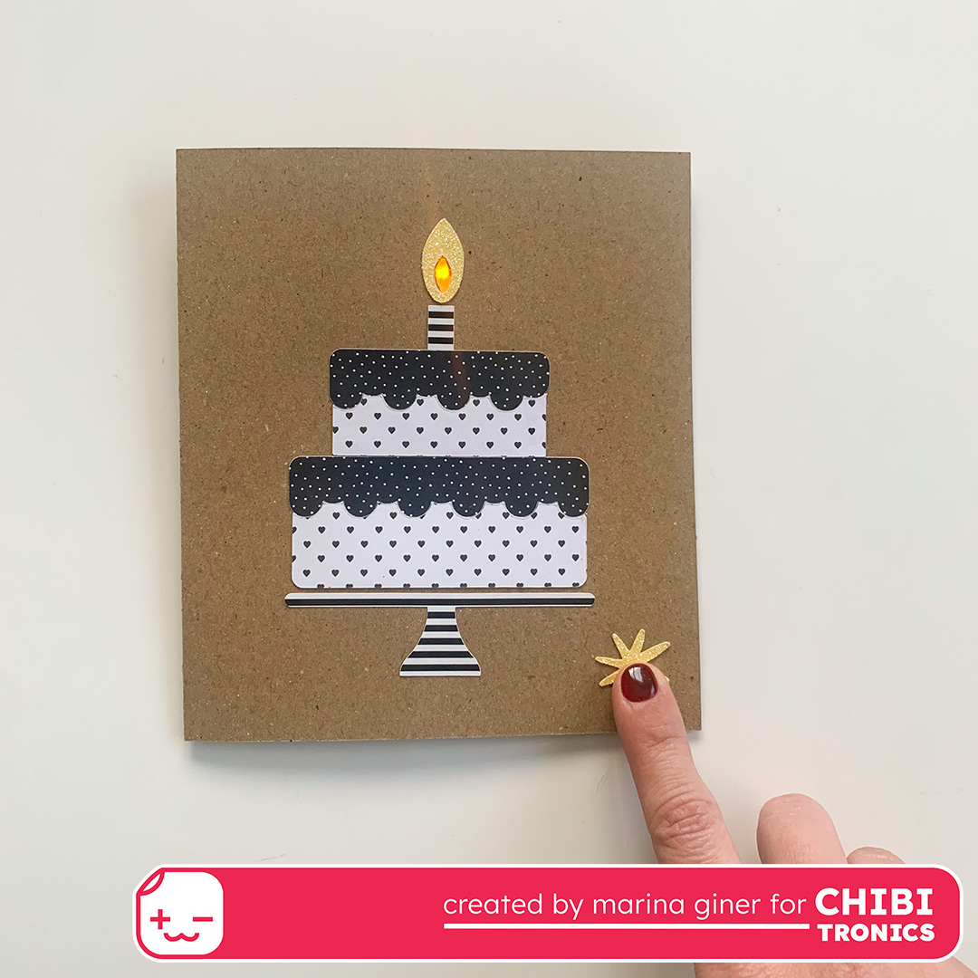 How to Create a Simple and Cute Birthday Card | Chibitronics