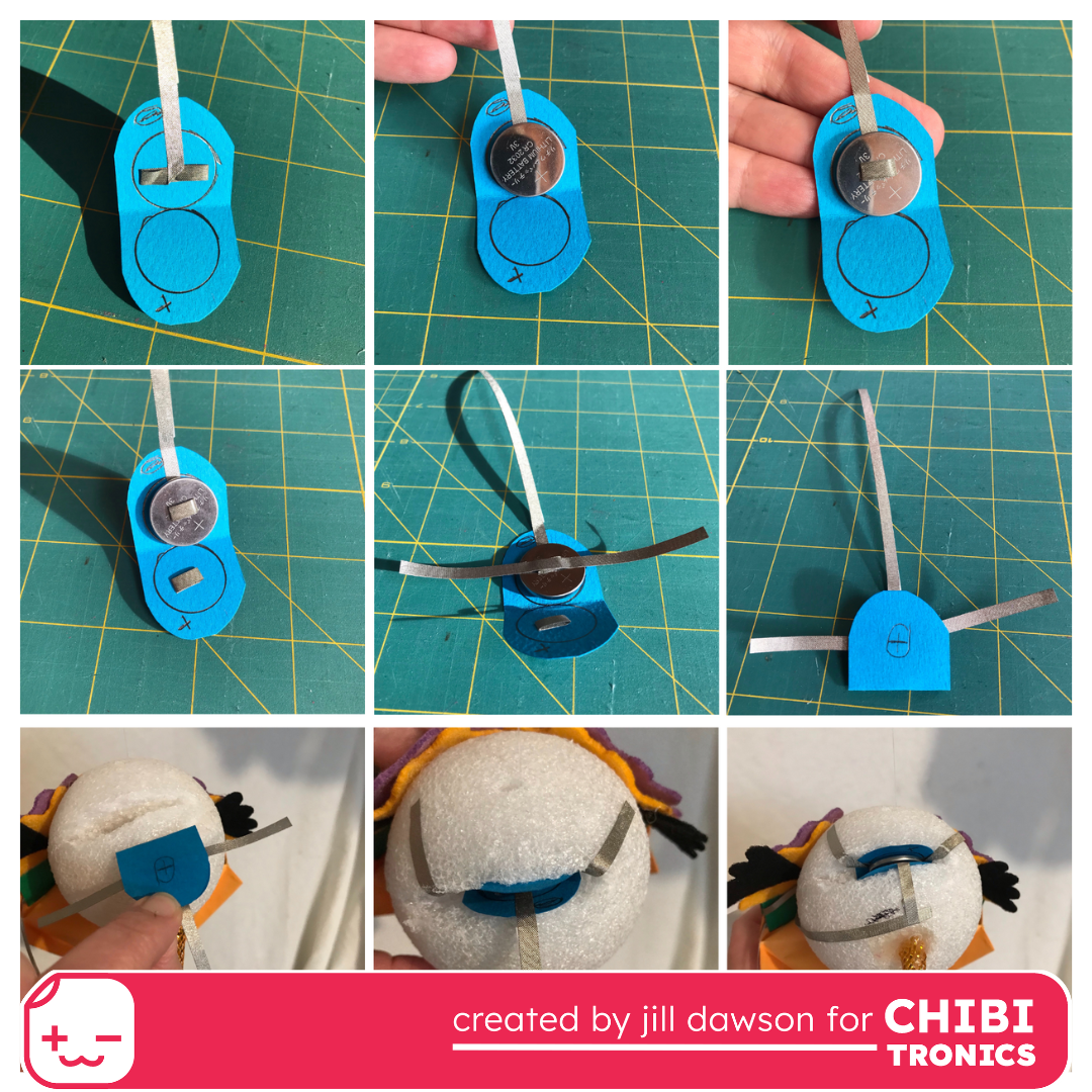 Make a Puppet with Color Changing Eyes With Chibitronics Reed Switches ...