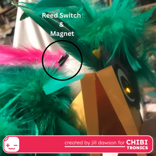 Make a Puppet with Color Changing Eyes With Chibitronics Reed Switches | Chibitronics