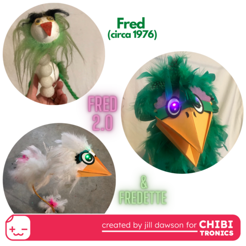 Make a Puppet with Color Changing Eyes With Chibitronics Reed Switches | Chibitronics