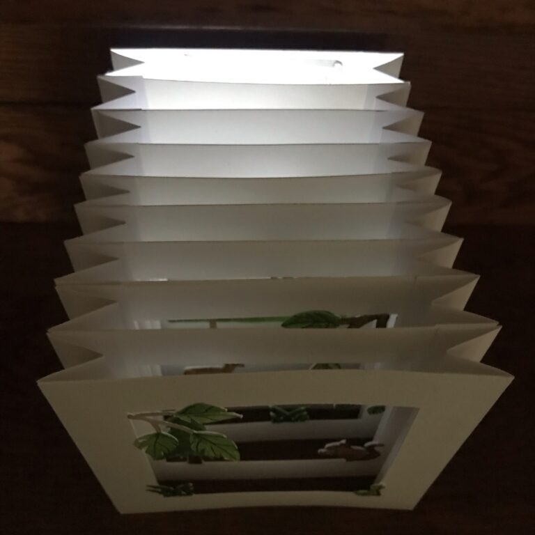 Tunnel Book with Tilt Sensor | Chibitronics