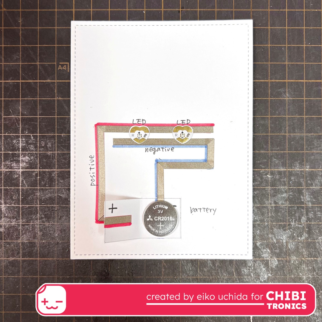 How to make light up robot shaker card with animating LED. | Chibitronics