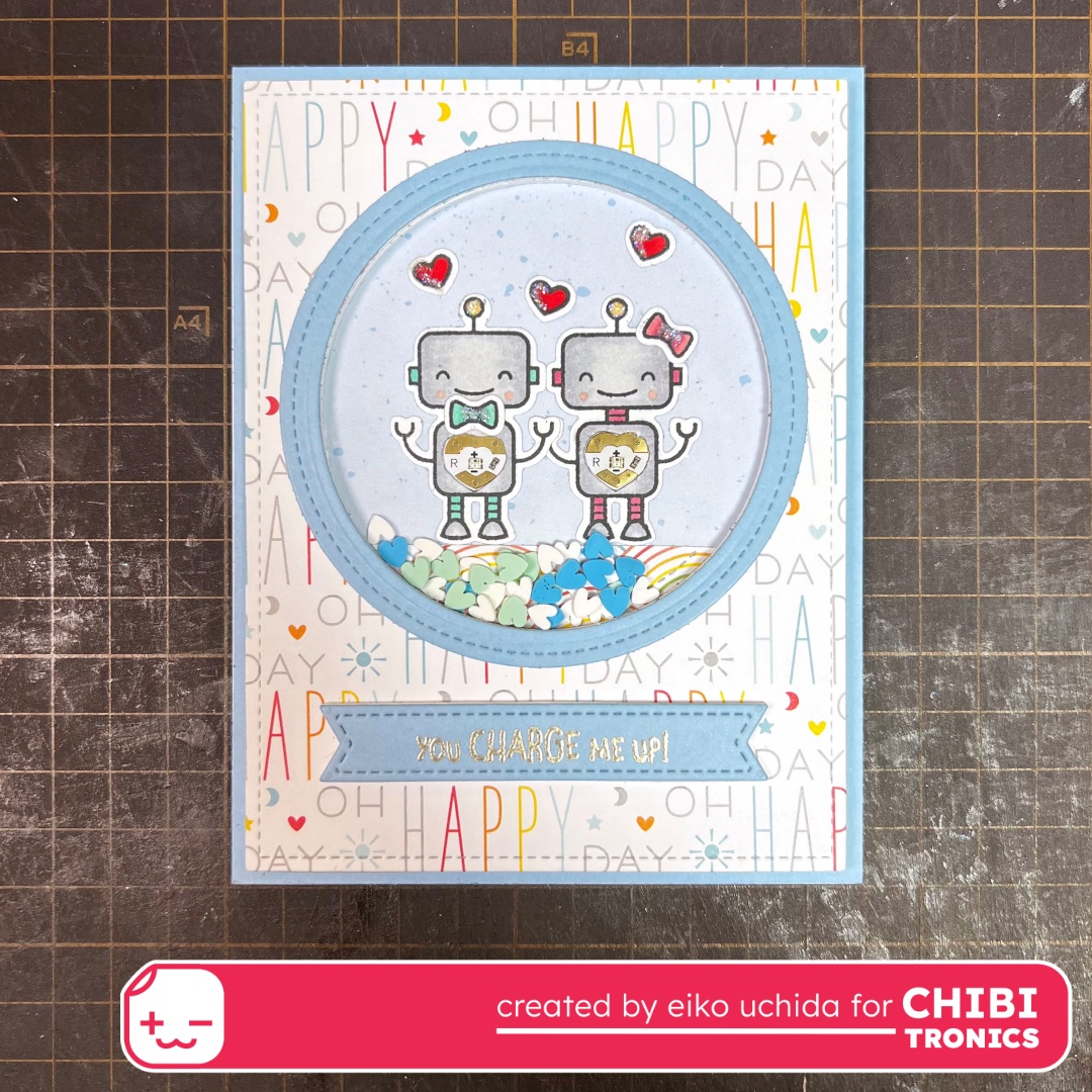 How to make light up robot shaker card with animating LED. | Chibitronics