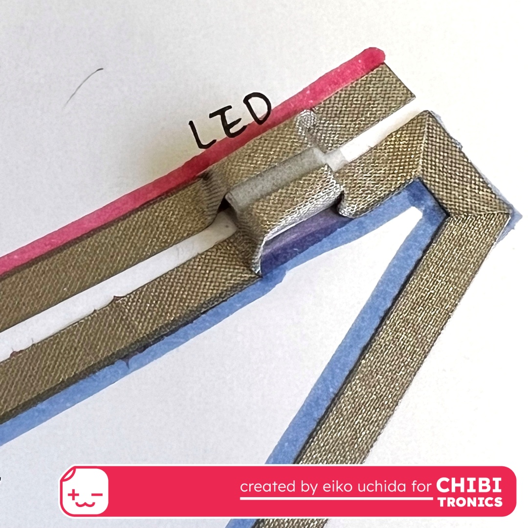 How to make light up toucan card with animating LED. | Chibitronics