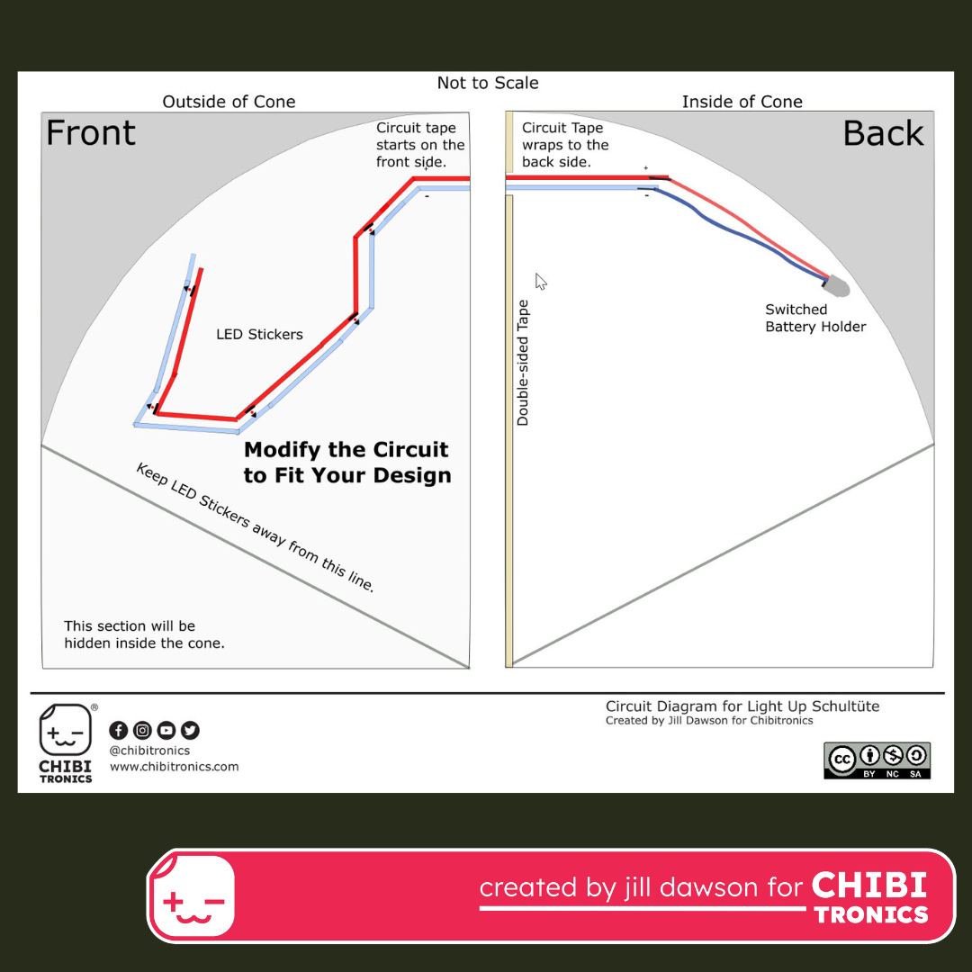 Light Up a Schultüte (With Chibitronics LED Stickers) | Chibitronics