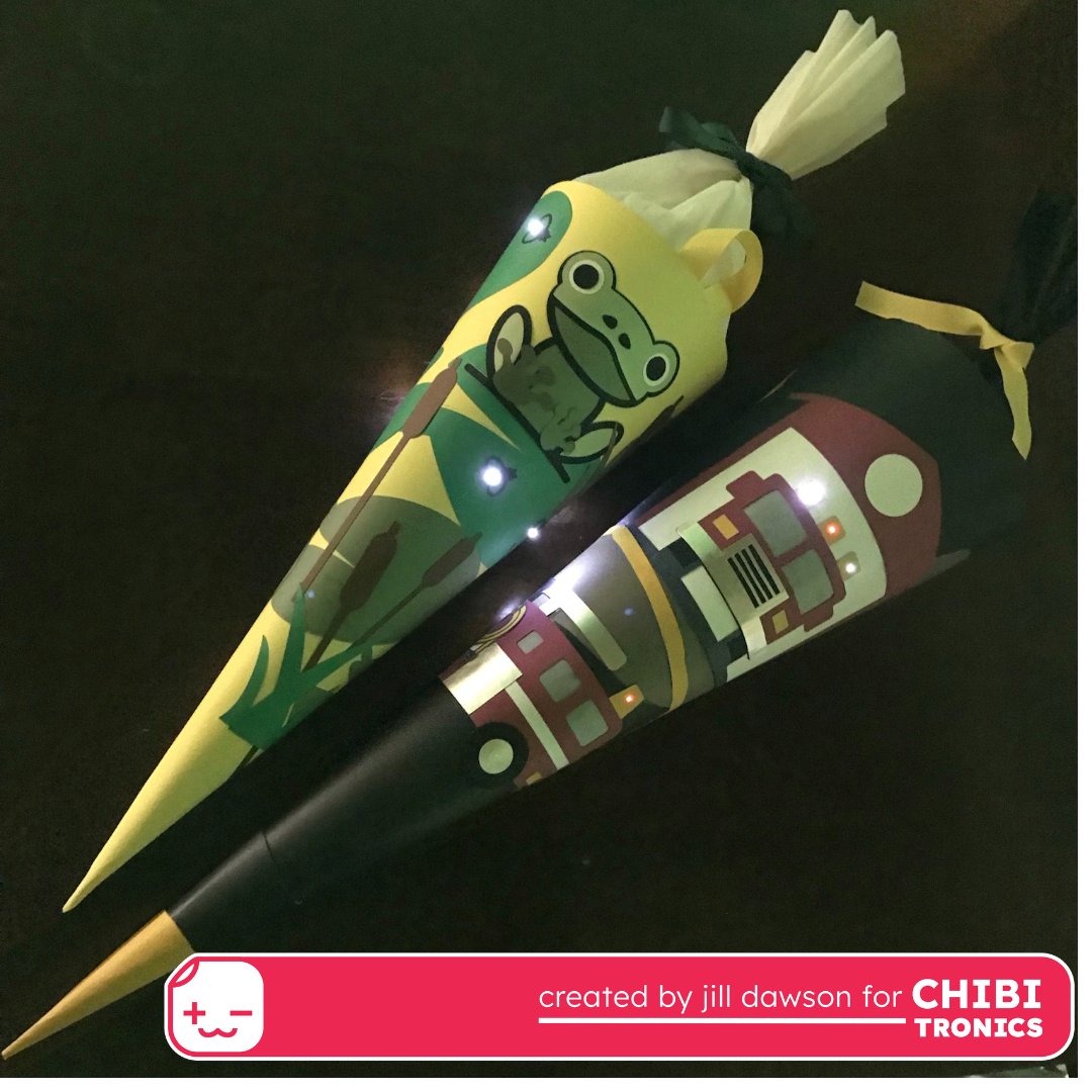 Light Up a Schultüte (With Chibitronics LED Stickers) | Chibitronics