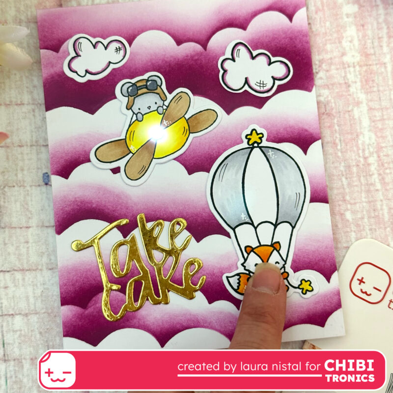 Take care with Chibitronics LED Stickers | Chibitronics