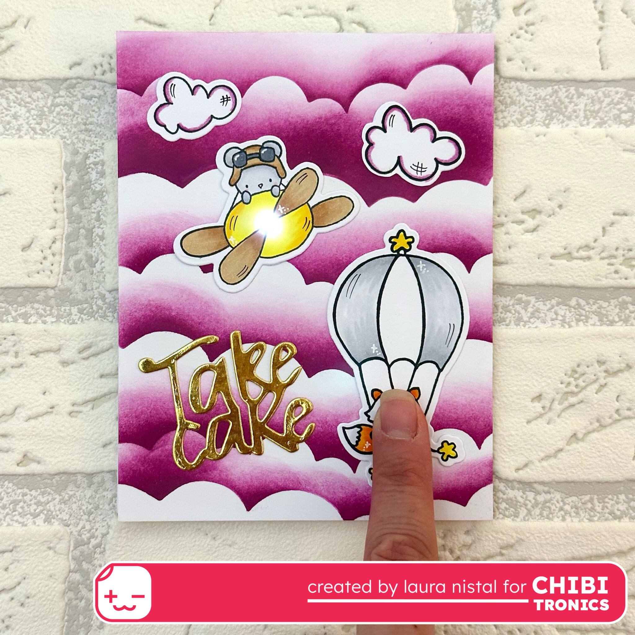 Take care with Chibitronics LED Stickers | Chibitronics