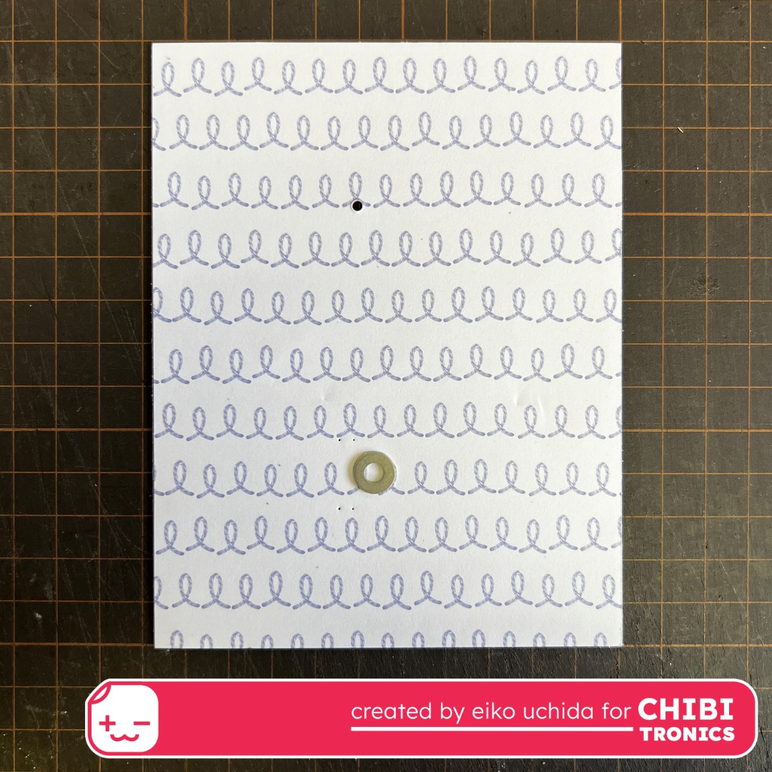 How to make light up skunk card with reed switch. | Chibitronics