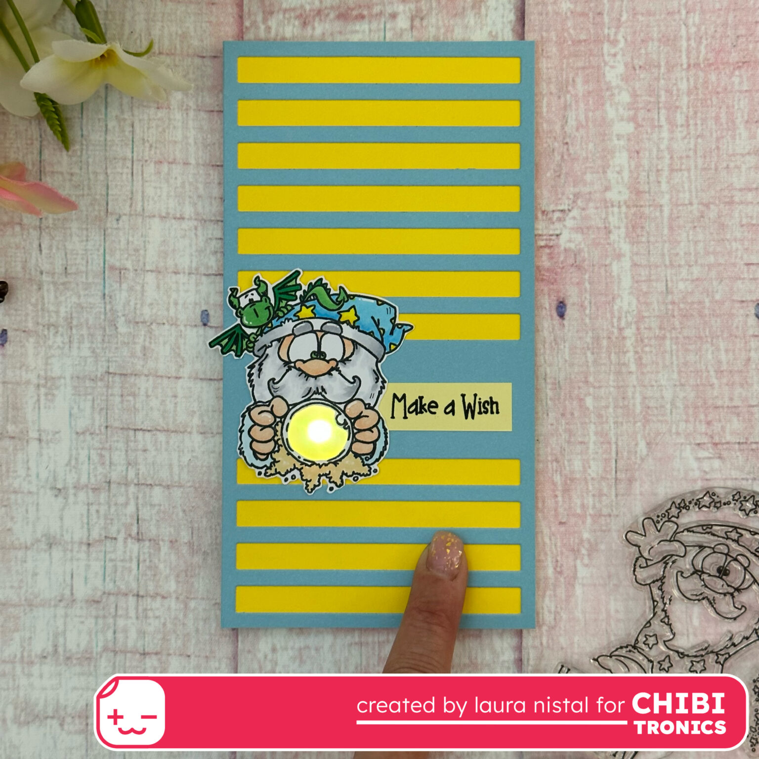 Make a wish with Chibitronics LED Stickers | Chibitronics