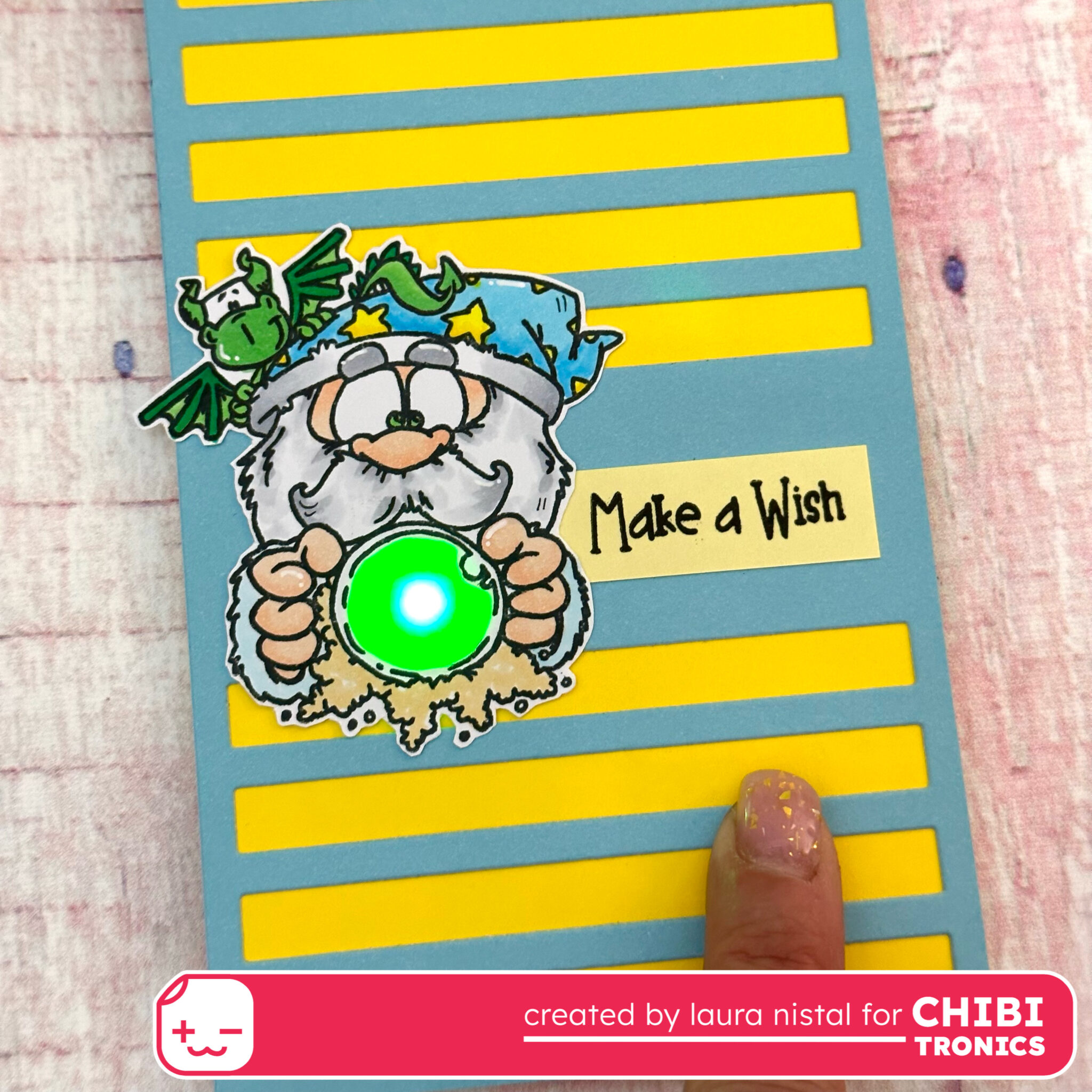 Make a wish with Chibitronics LED Stickers | Chibitronics
