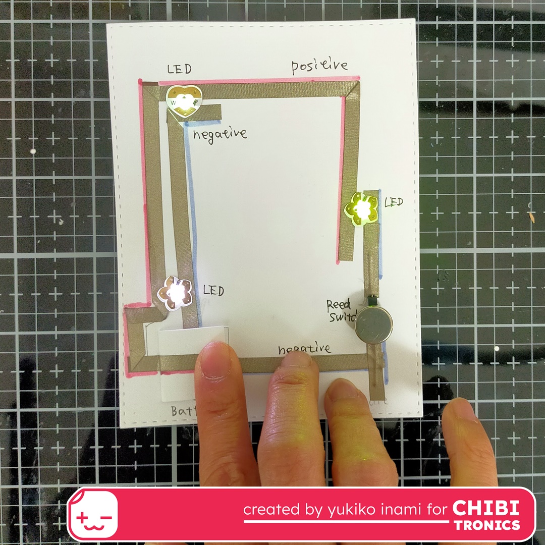 Rainbow Fade Animating LEDs | Chibitronics