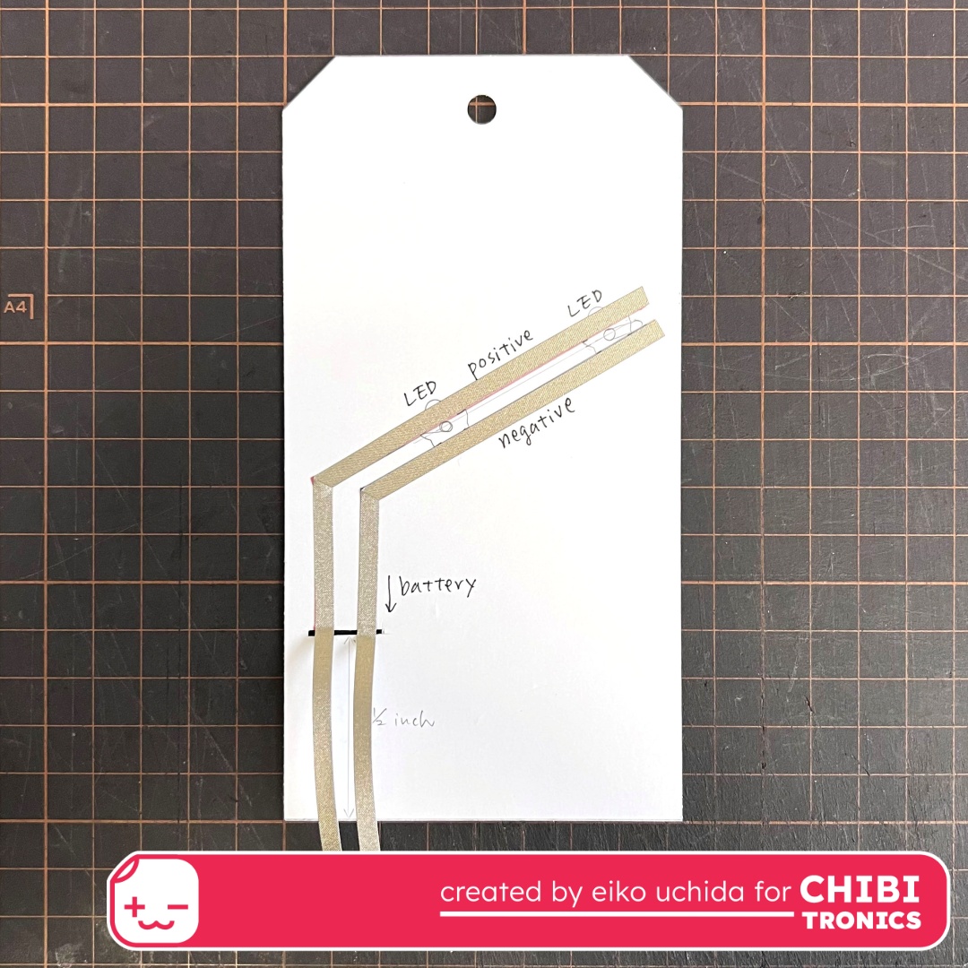 How to make light up Halloween tag. | Chibitronics