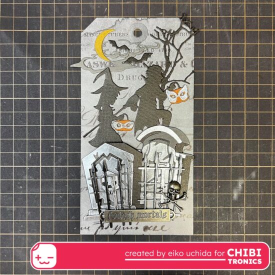 How to make light up Halloween tag. | Chibitronics