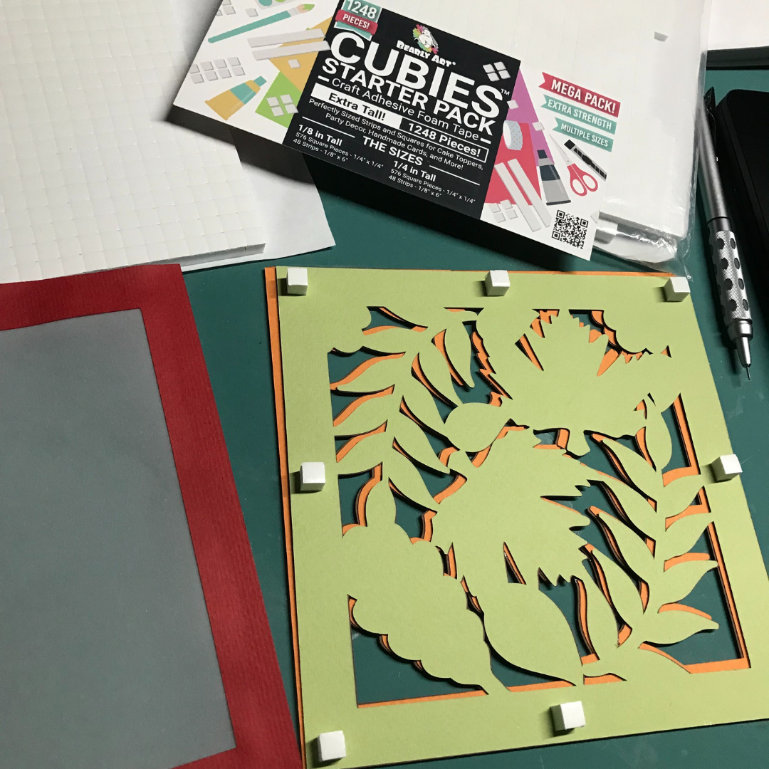 Autumn Leaf Shadow Box Featuring Chibitronics LEDs & Bearly Art ...