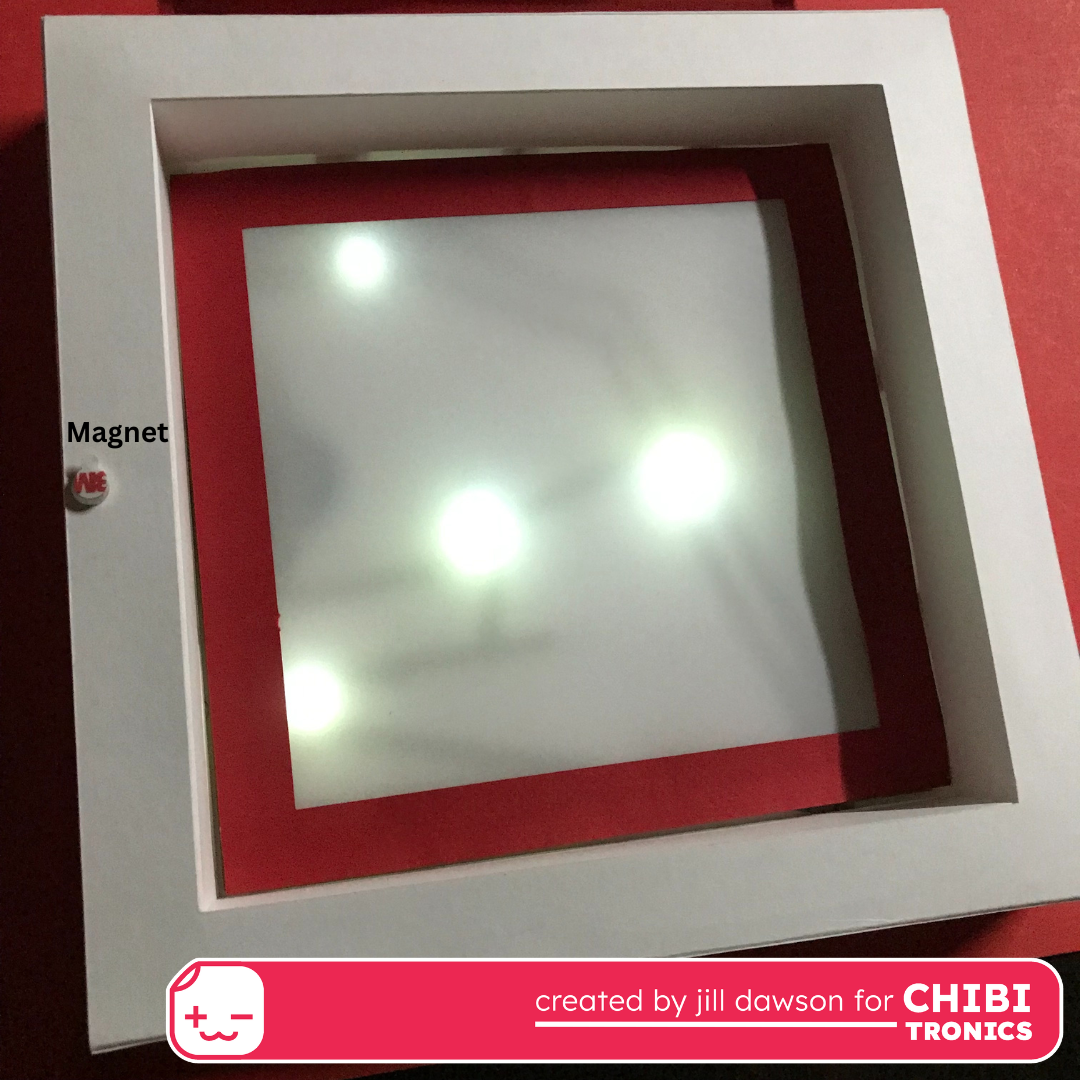 Autumn Leaf Shadow Box Featuring Chibitronics LEDs & Bearly Art ...